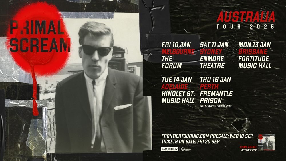 Primal Scream to return to Australia for 2025 summer tour - The AU Review